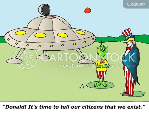 Human-alien Interaction Cartoons and Comics - funny pictures from ...