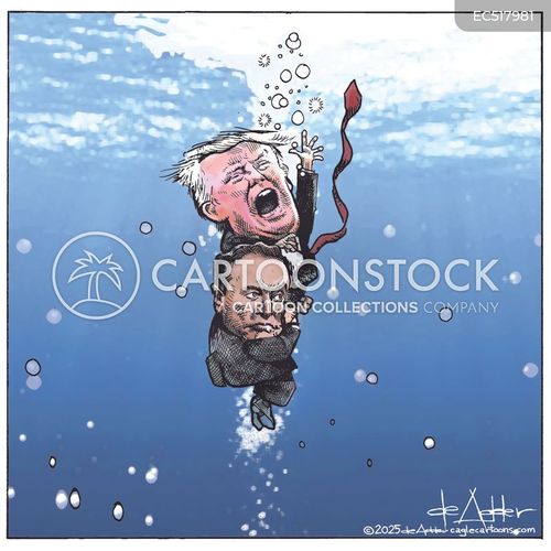 Trump And Musk Cartoons and Comics - funny pictures from CartoonStock