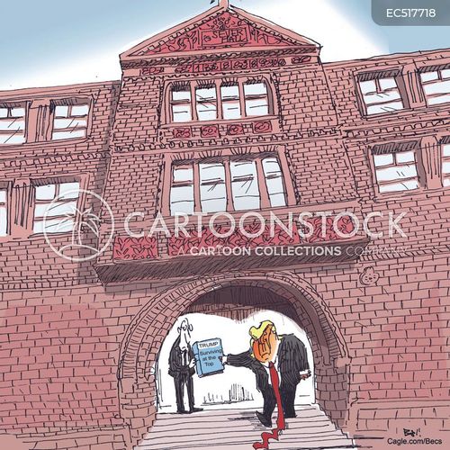 Trump Vs Harvard Cartoons and Comics - funny pictures from CartoonStock