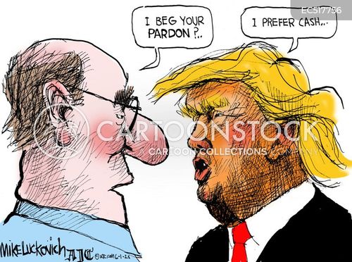 Pardons For Sale Cartoons and Comics - funny pictures from CartoonStock