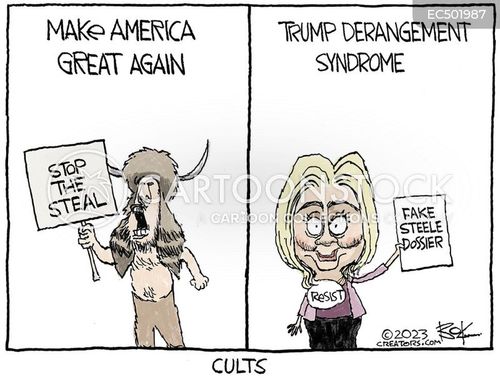 Maga Supporter Cartoons and Comics - funny pictures from CartoonStock