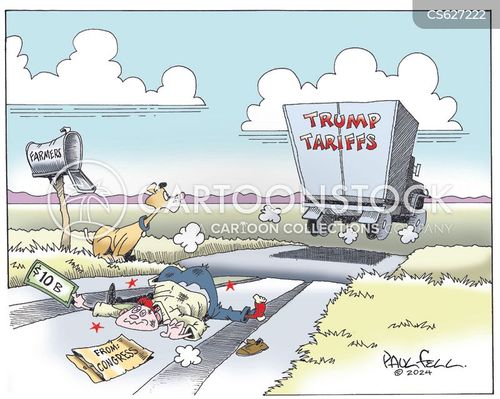 10% Tariff Cartoons and Comics - funny pictures from CartoonStock