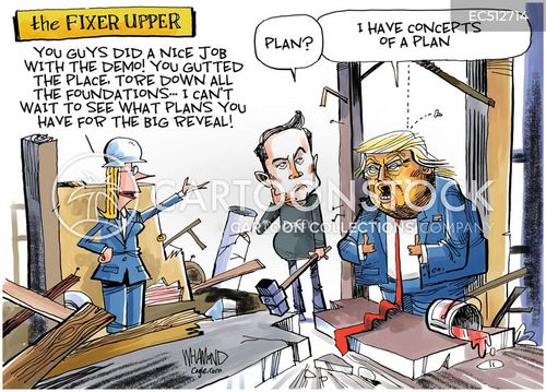 Government Makeover Cartoons and Comics - funny pictures from CartoonStock