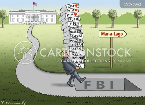 Mar-a-lago Raids Cartoons and Comics - funny pictures from CartoonStock