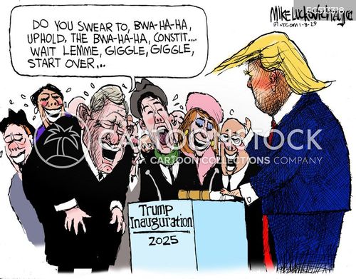 Laughing Trump Cartoons and Comics - funny pictures from CartoonStock