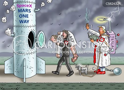 Spacex Cartoons and Comics - funny pictures from CartoonStock