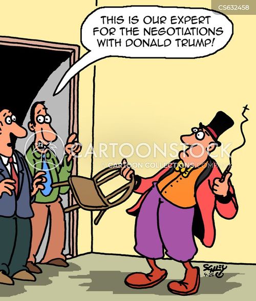Negotiation Strategy Cartoons and Comics - funny pictures from CartoonStock