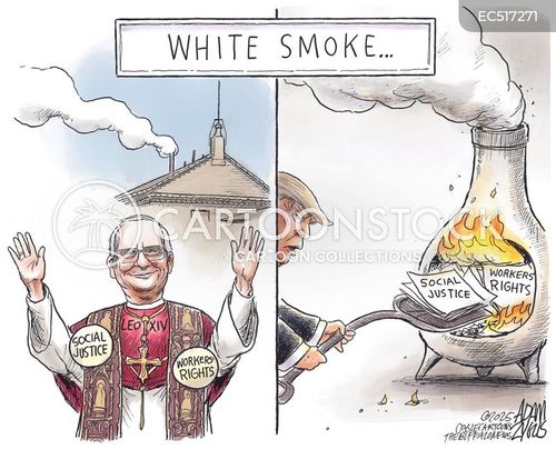 Papal Wealth Cartoons and Comics - funny pictures from CartoonStock