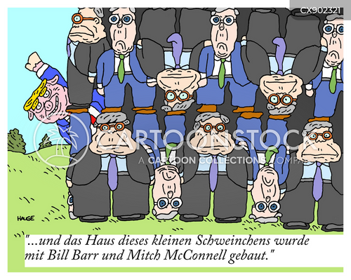 Cartoons und Karikaturen mit Bill Barr