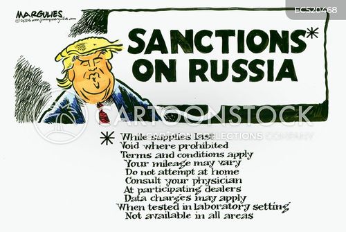 Economic Sanctions Cartoons and Comics - funny pictures from CartoonStock