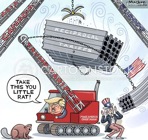 Retaliatory Tariffs Cartoons and Comics - funny pictures from CartoonStock