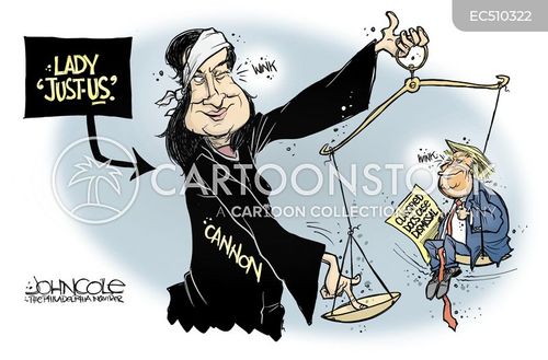 Judge Aileen Cannon Cartoons and Comics - funny pictures from CartoonStock