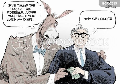 Judge Juan Merchan Cartoons and Comics - funny pictures from CartoonStock