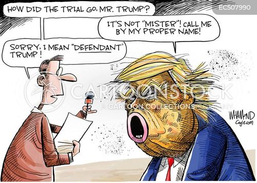 Trump Verdict Cartoons and Comics - funny pictures from CartoonStock