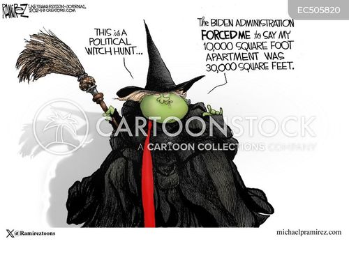 Political Witch Hunt Cartoons and Comics - funny pictures from CartoonStock