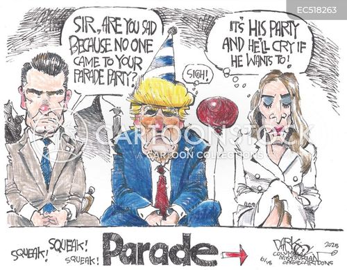 Parade Party Cartoons and Comics - funny pictures from CartoonStock