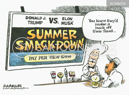 Bar Rivalry Cartoons and Comics - funny pictures from CartoonStock