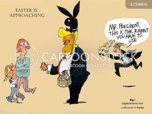 Easter Bunny Role Cartoons and Comics - funny pictures from CartoonStock