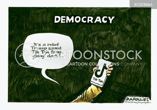 Tiktok Controversy Cartoons and Comics - funny pictures from CartoonStock