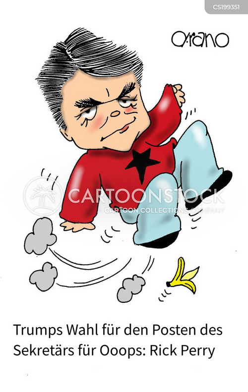 Cartoons und Karikaturen mit Rick Perry