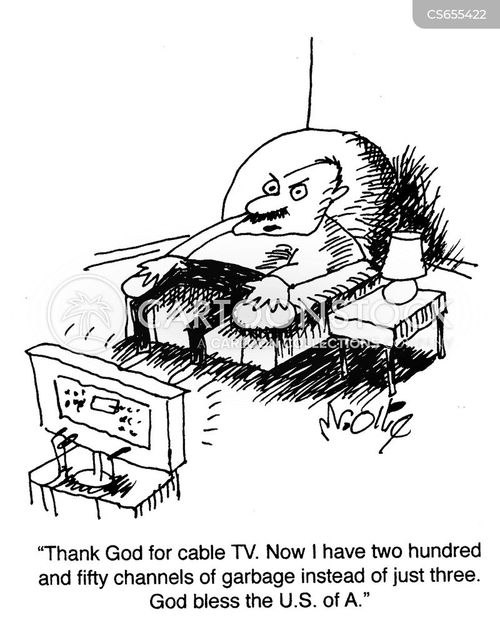 Channels Of Garbage Cartoons and Comics - funny pictures from CartoonStock