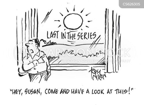 Cosmic Sunset Cartoons and Comics - funny pictures from CartoonStock