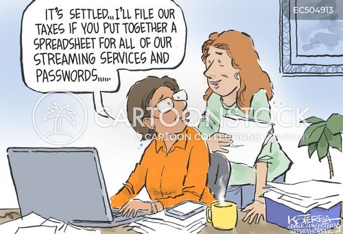Streaming Account Cartoons and Comics - funny pictures from CartoonStock