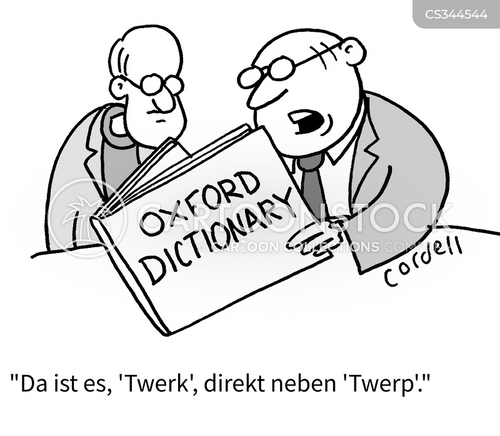 Cartoons und Karikaturen mit Twerky