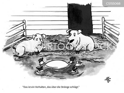 Cartoons und Karikaturen mit Po-riss