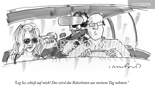 Cartoons und Karikaturen mit Aufhalten
