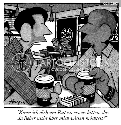 Cartoons und Karikaturen mit Zuhören