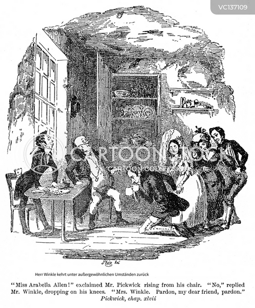 Cartoons und Karikaturen mit Arabella Allen