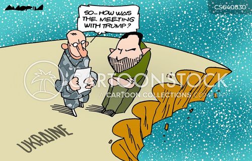 Trump Peace Talks Cartoons and Comics - funny pictures from CartoonStock