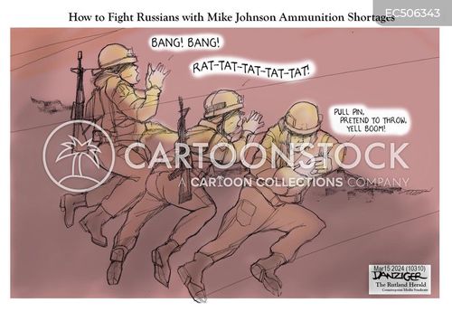 Ammunition Shortage Cartoons and Comics - funny pictures from CartoonStock