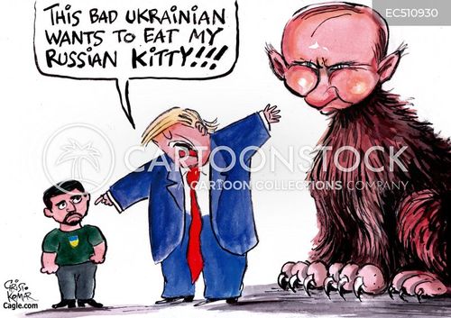 Trump Meets Zelensky Cartoons and Comics - funny pictures from CartoonStock