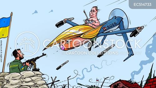 Moscow Drone Attack Cartoons and Comics - funny pictures from CartoonStock