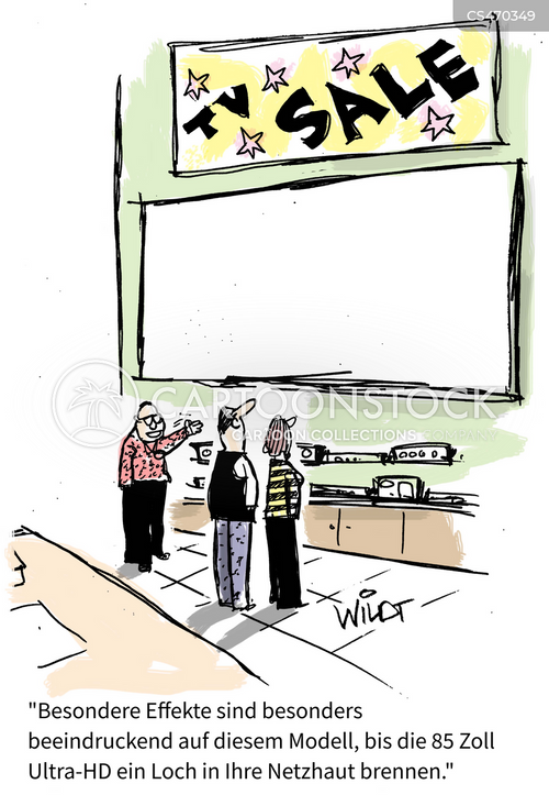 Cartoons und Karikaturen mit Hi-def