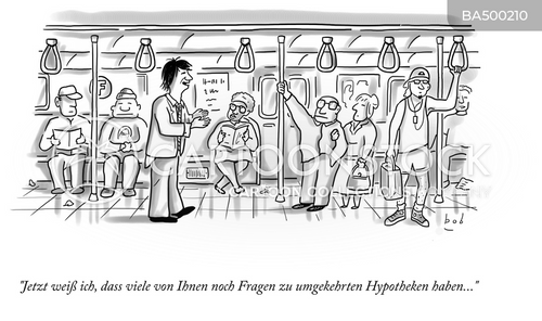 Cartoons und Karikaturen mit Wohnen