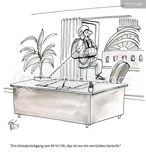 Cartoons und Karikaturen mit Umsatz