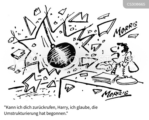 Cartoons und Karikaturen mit Redesign-prozess