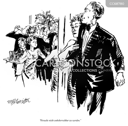 Cartoons und Karikaturen mit Schmetterling Der Gesellschaft