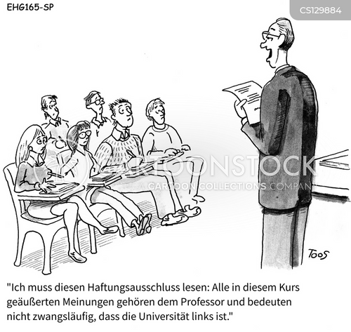Cartoons und Karikaturen mit Akademische Freiheiten