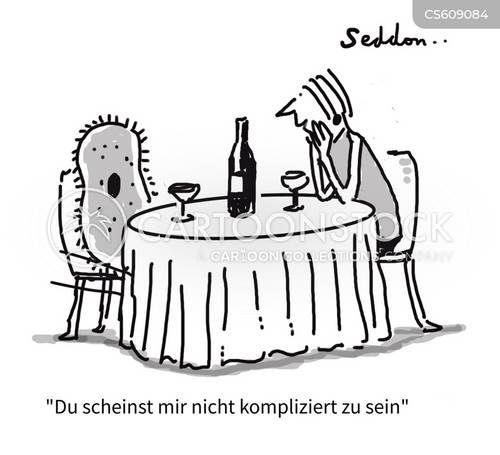 Cartoons und Karikaturen mit Kompliziert
