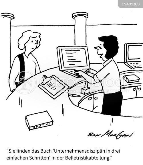 Cartoons und Karikaturen mit Disziplin