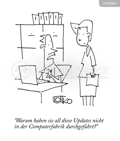 Cartoons und Karikaturen mit Computer-technik