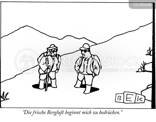 Cartoons und Karikaturen mit Bushcraft