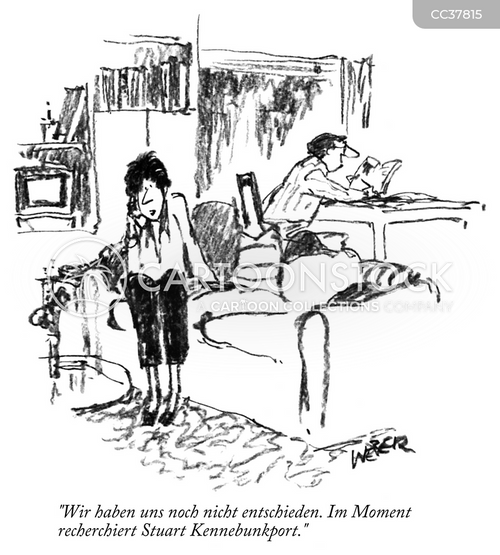 Cartoons und Karikaturen mit Erforschen