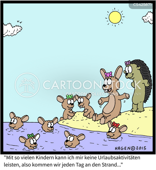 Cartoons und Karikaturen mit Strand-buggys