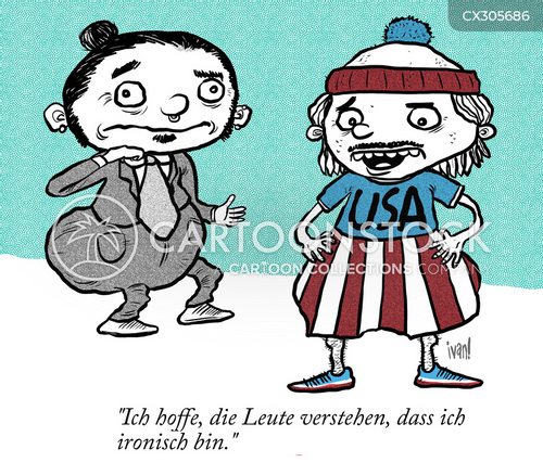 Cartoons und Karikaturen mit Verstehen