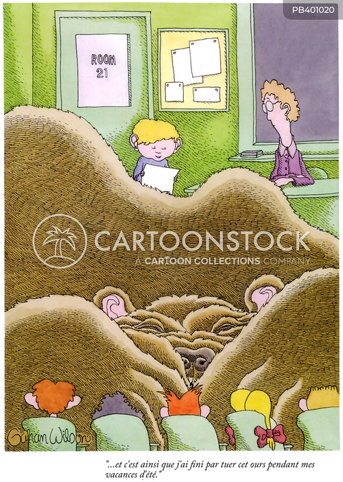 Dessins humoristique et caricaturés avec Congé D'été